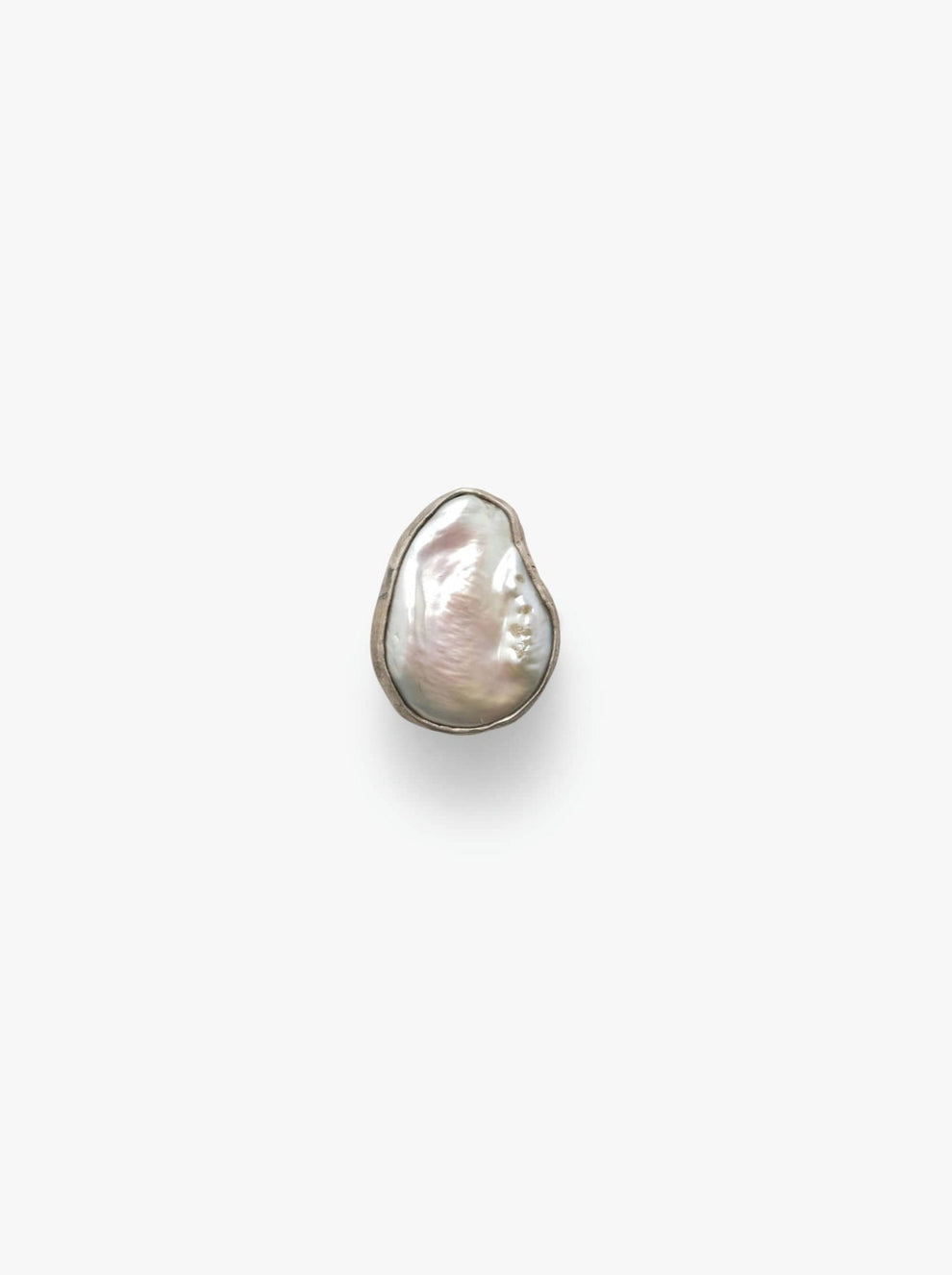 Ring: silver, baroque pearls – Monies